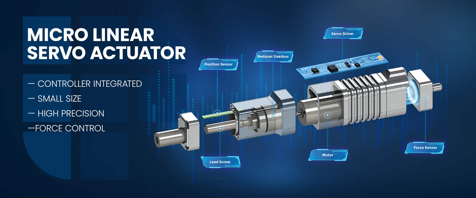 Micro Linear Servo Actuators,The Dexterous Hands-INSPIRE ROBOTS